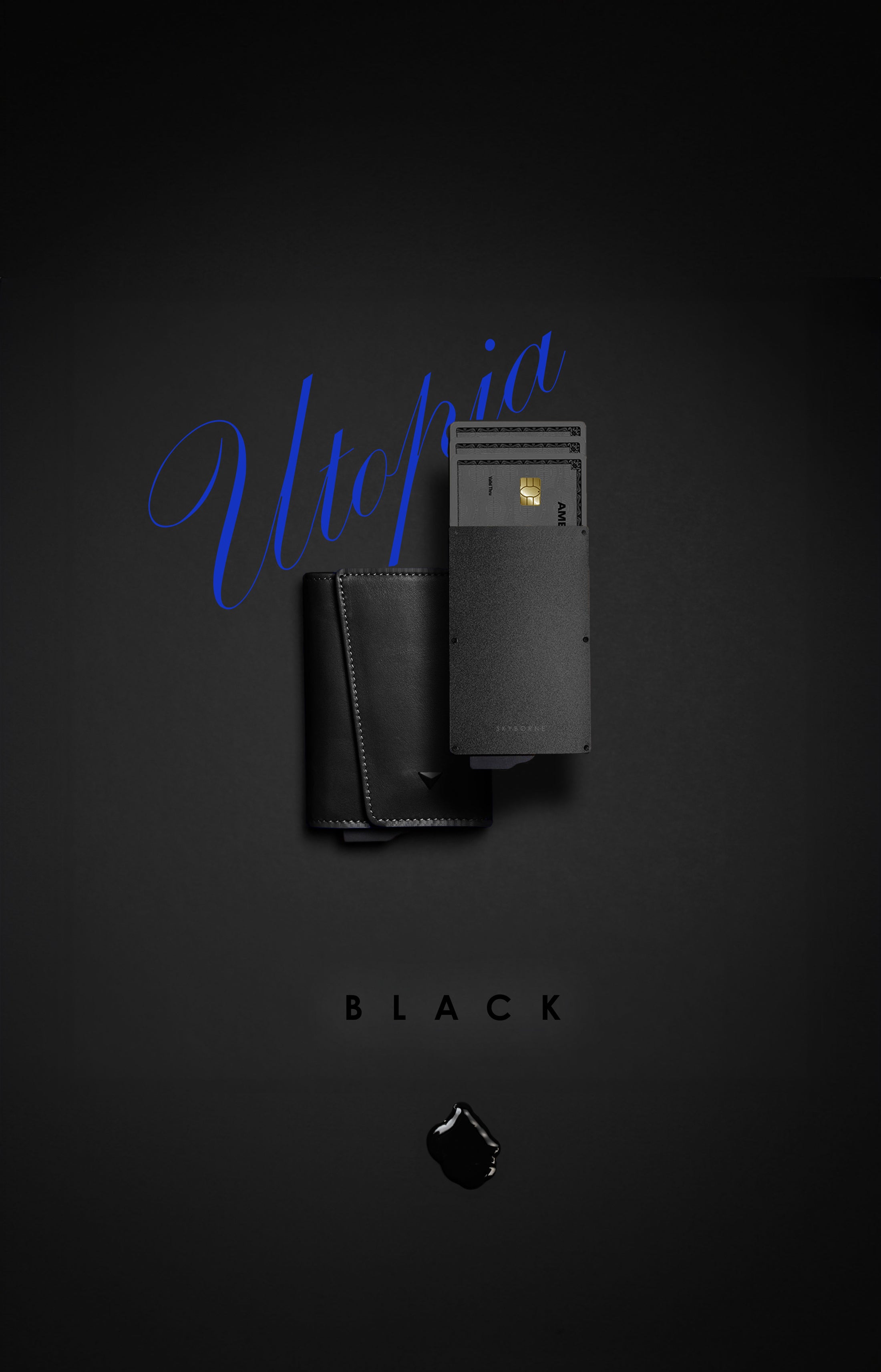 Shop Trigger Plus Carbon Fiber Stealth Black Smart Wallet – SKYBORNE